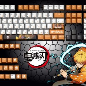 Demon Slayer Characters Keycap 1 Set PBT Five-Sided Sublimation Cherry ...