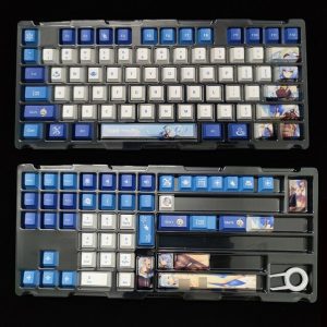 Genshin Impact Keyboard Character Ganyu Keycaps Otaku Fans Collection ...