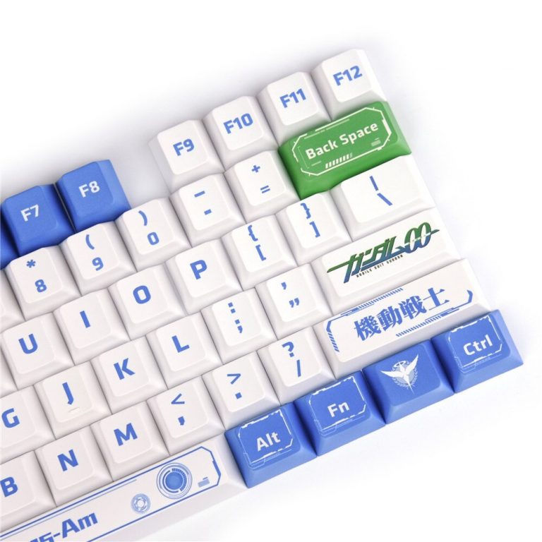 Gundam Keyboard Solider Keycaps Cherry Profile PBT DYE Sub Mechanical ...