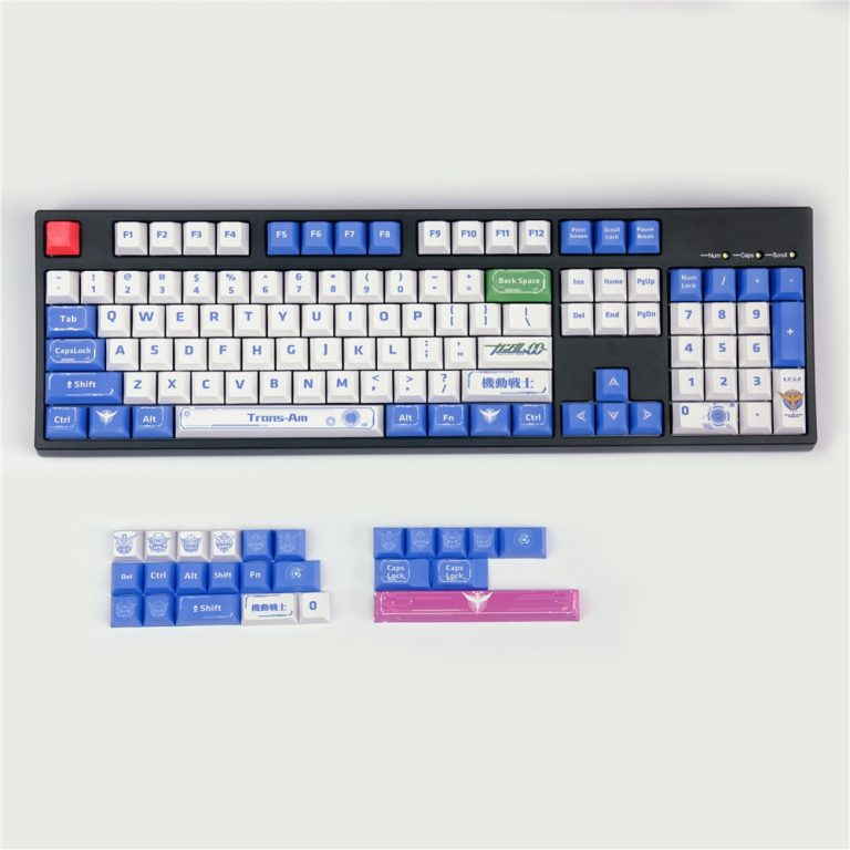 Neon Genesis Evangelion Ayanami Rei PBT Keycaps Keycap Mechanical ...