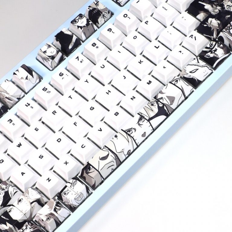 Naruto Keyboard 108 Keycaps Mechanical Keyboard Sublimation PBT - Anime ...