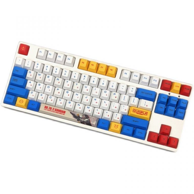Gundam Keyboard PBT Keycaps Cherry Highly 104 108 Keys Dye-Subbed ...