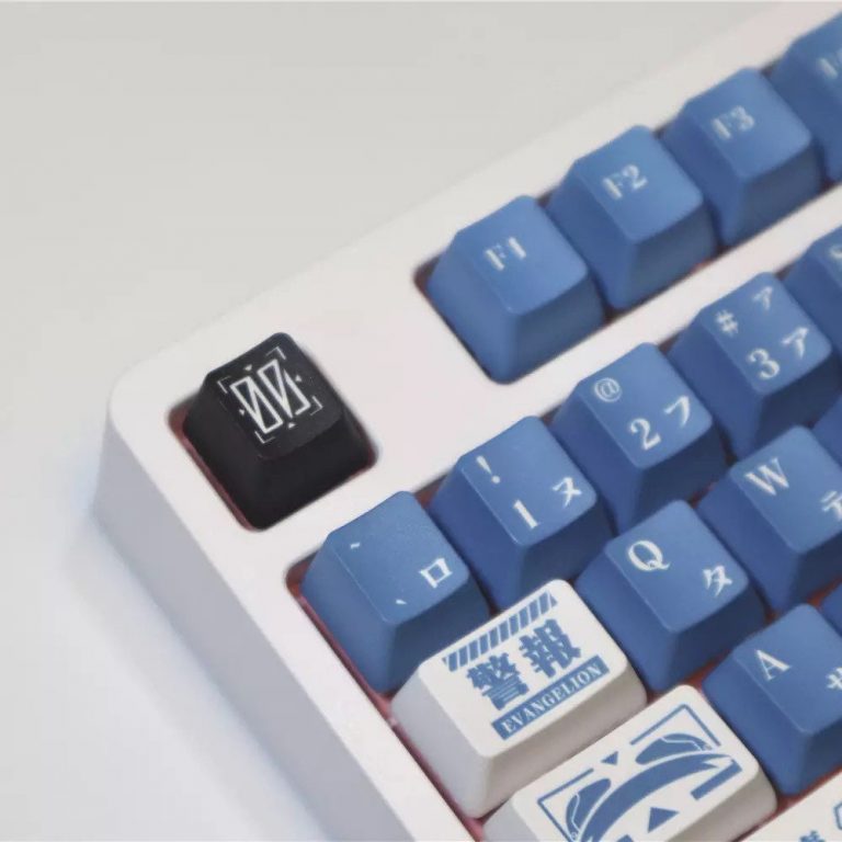 Evangelion Theme Eva 00 Rey Ayanami 110 Keycaps For Mechanical Keyboard ...