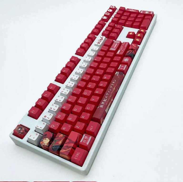 Evangelion Theme 134 Keycaps For Mechanical Keyboard Cherry - Anime ...