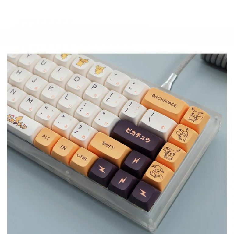 Pokemon Theme Pikachu 139 Keycaps XDA Profile For Mechanical Keyboard ...