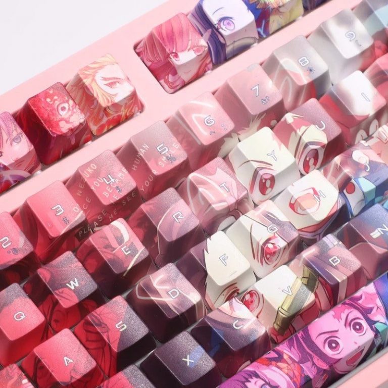 Demon Slayer 108 Keycaps Sub Japanese For Mechanical Keyboard - Anime ...